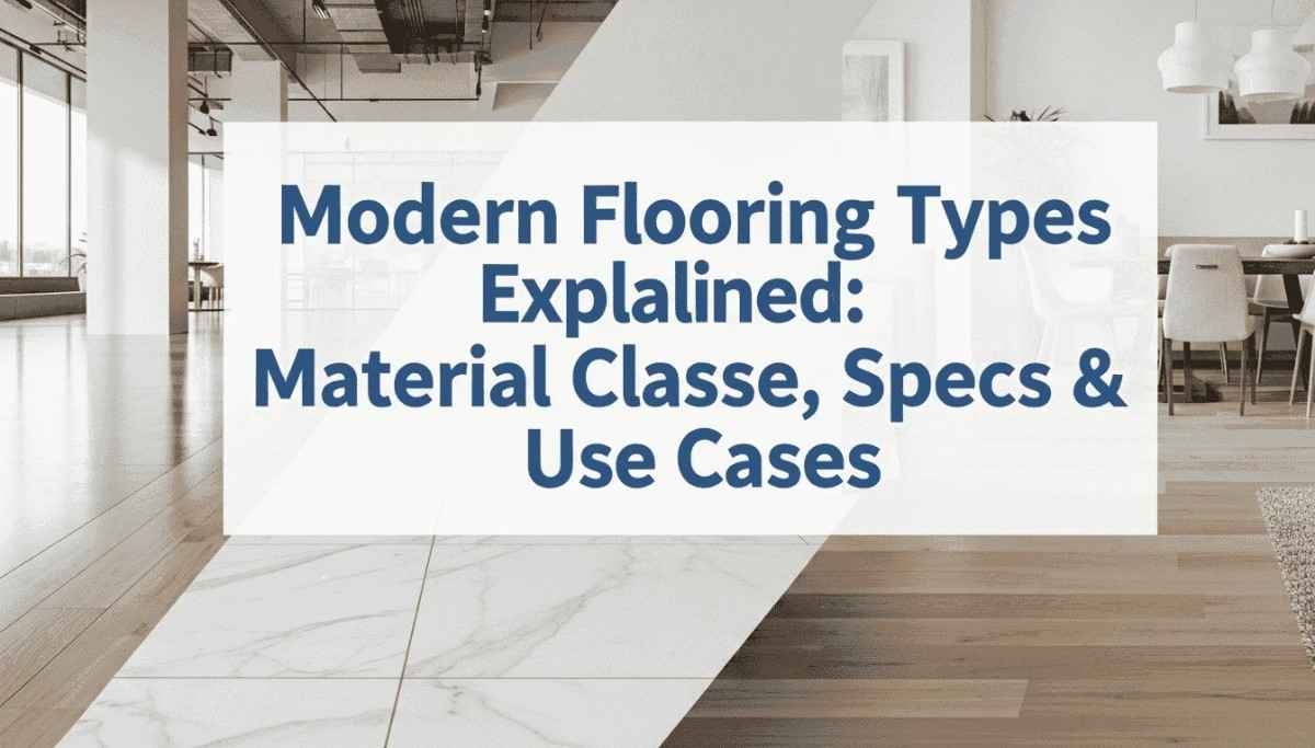 Flooring Types by Material Class & Engineering Metrics 2025