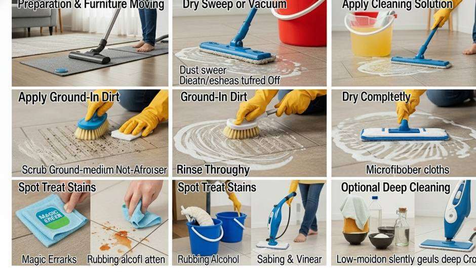 How to Clean Vinyl Floors with Ground-In Dirt 2025