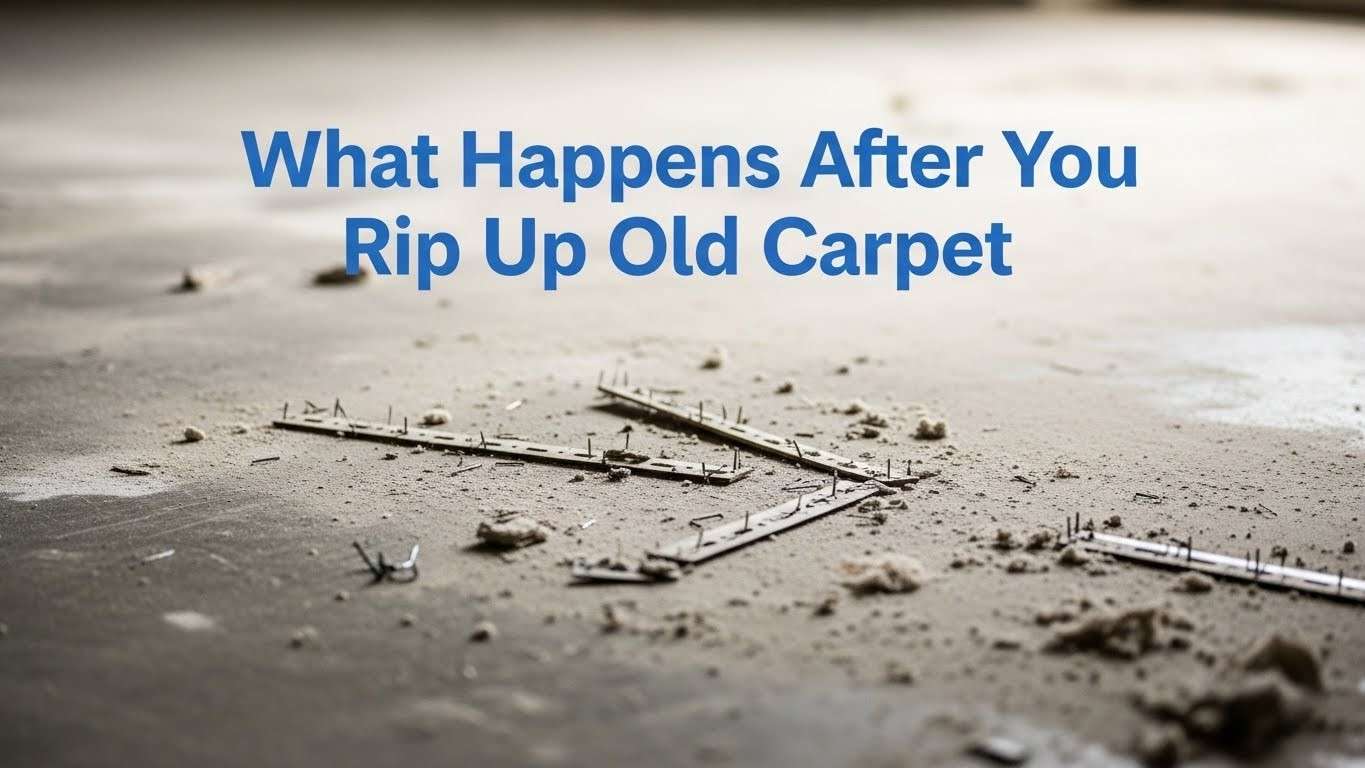 How to Clean Concrete Floors After Removing Carpet