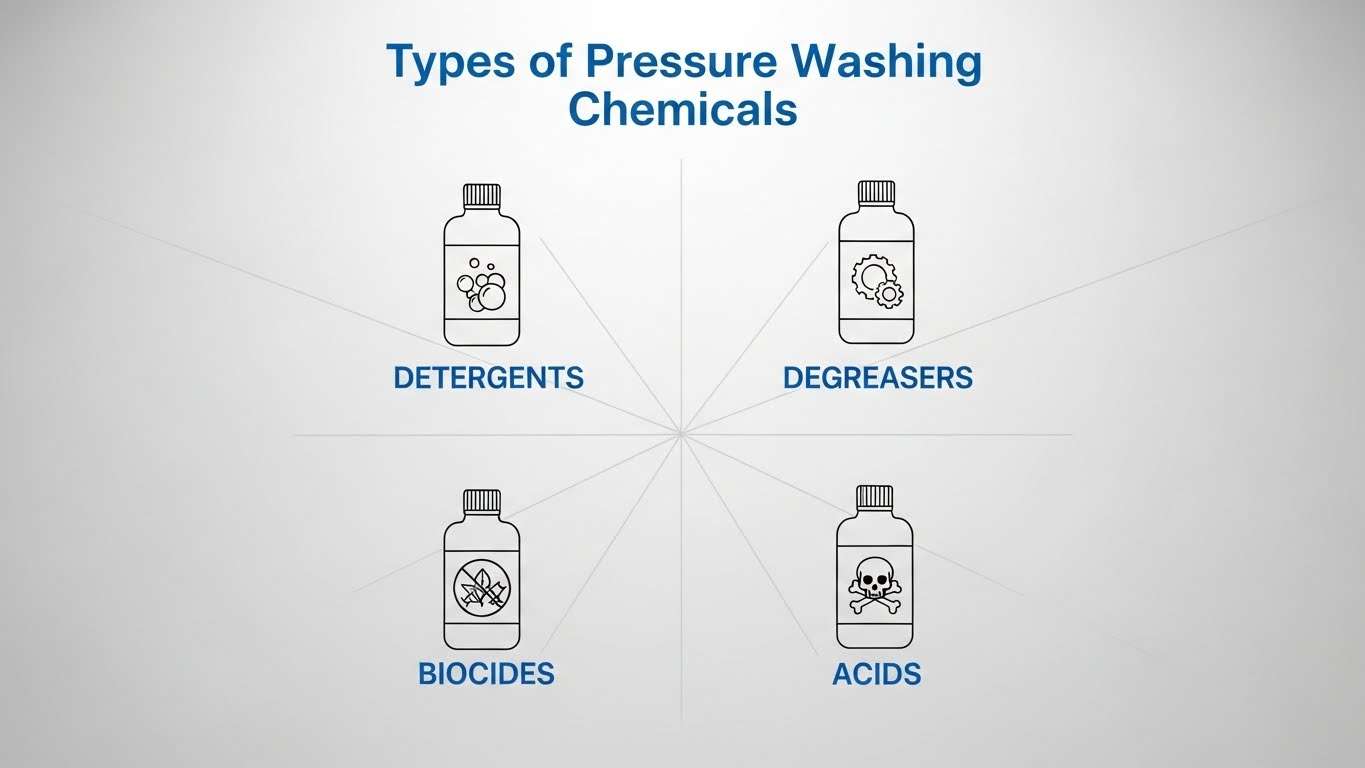 Pressure Washing Chemicals: The Complete Guide 2026