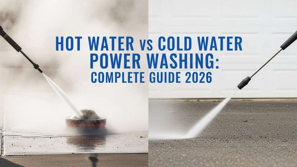 Hot Water vs Cold Water Power Washing: Complete 2026 Guide