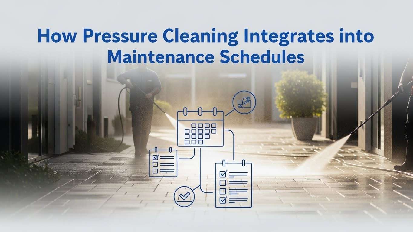 Where Pressure Cleaning Fits In A Property Maintenance Plan