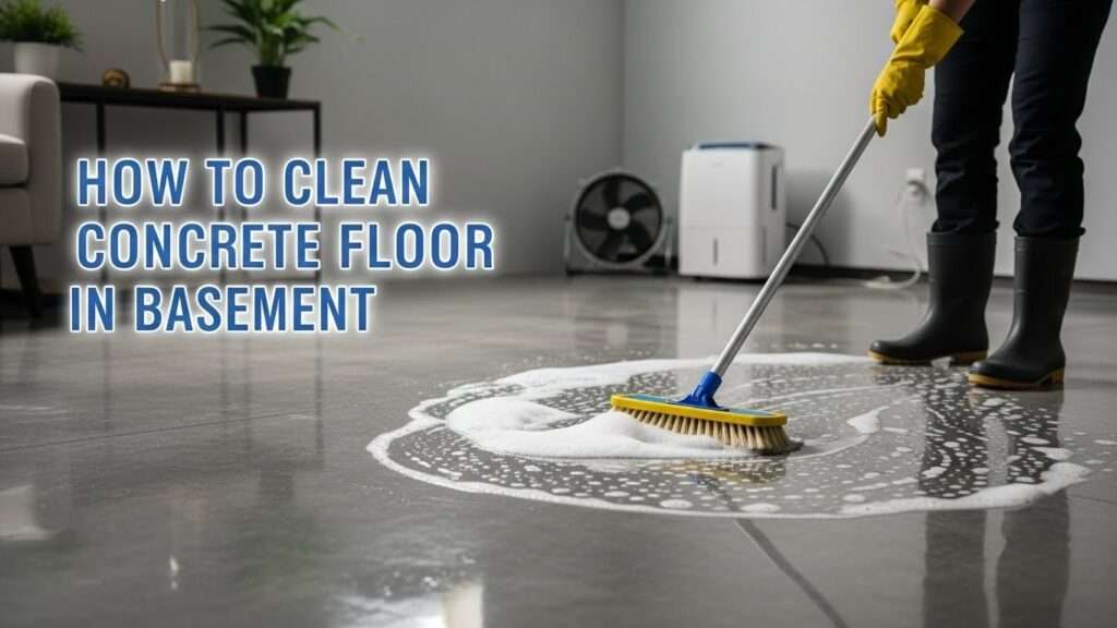 How to Clean Concrete Floor in Basement Expert Guide 2025