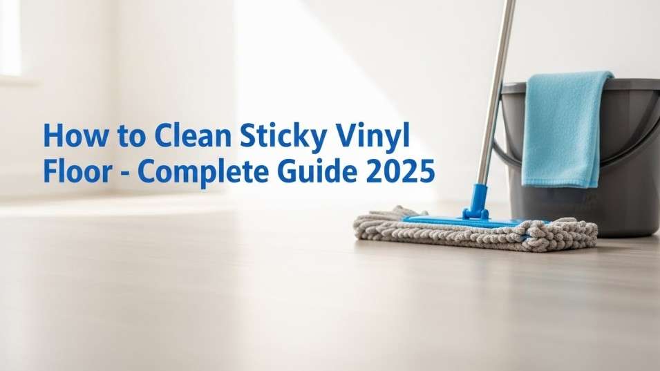 How to Clean Sticky Vinyl Floor Complete Guide 2025