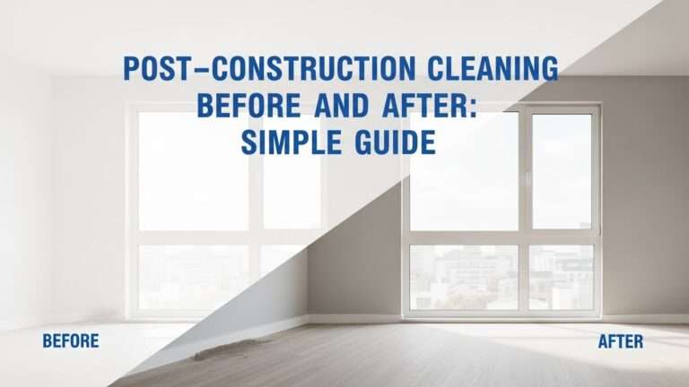 Post-Construction Cleaning Before and After: Simple Guide