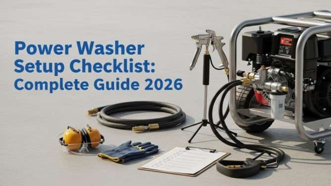 Power Washer Setup Checklist: Complete Guide 2026