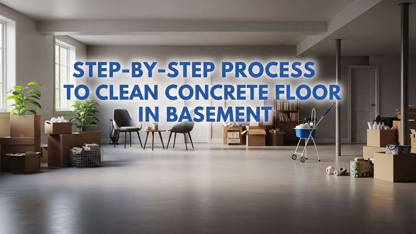 How to Clean Concrete Floor in Basement Expert Guide 2025