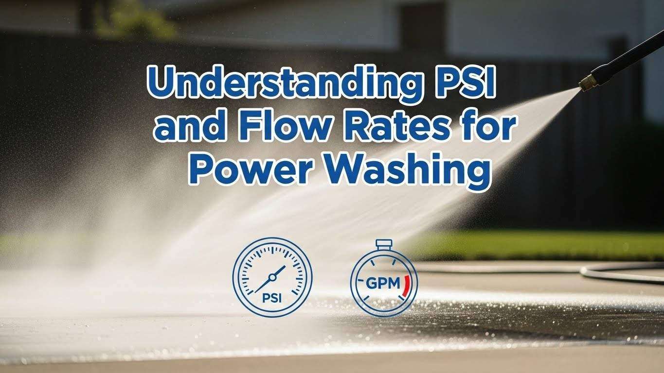Understanding of PSI & Flow Rates for Power Washing | 2026