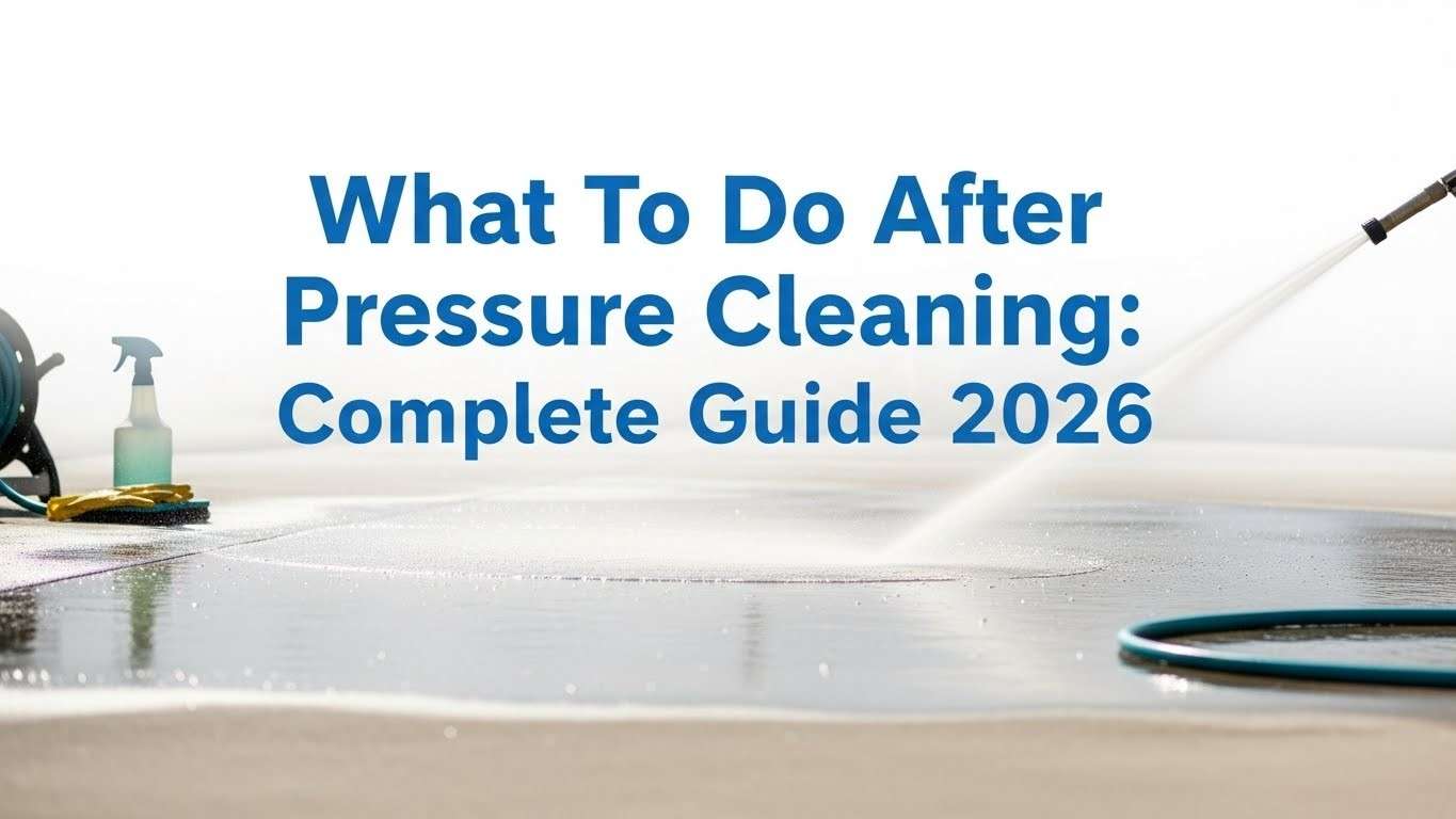 What To Do After Pressure Cleaning: Complete Guide 2026