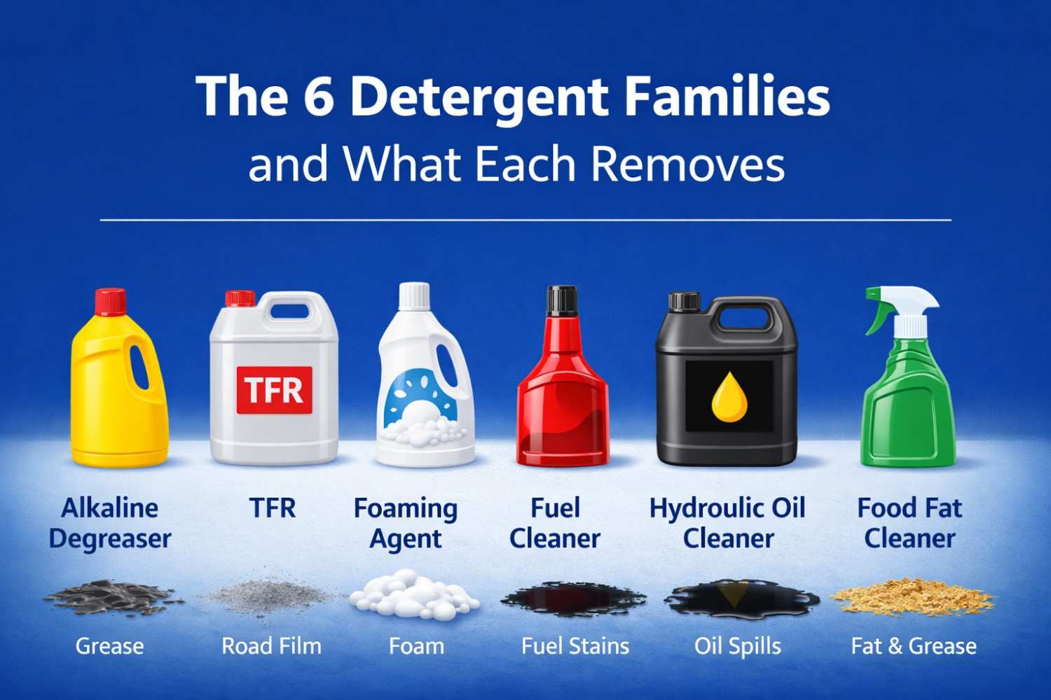 Types of Detergents Used in Power Washing (Simple Guide)