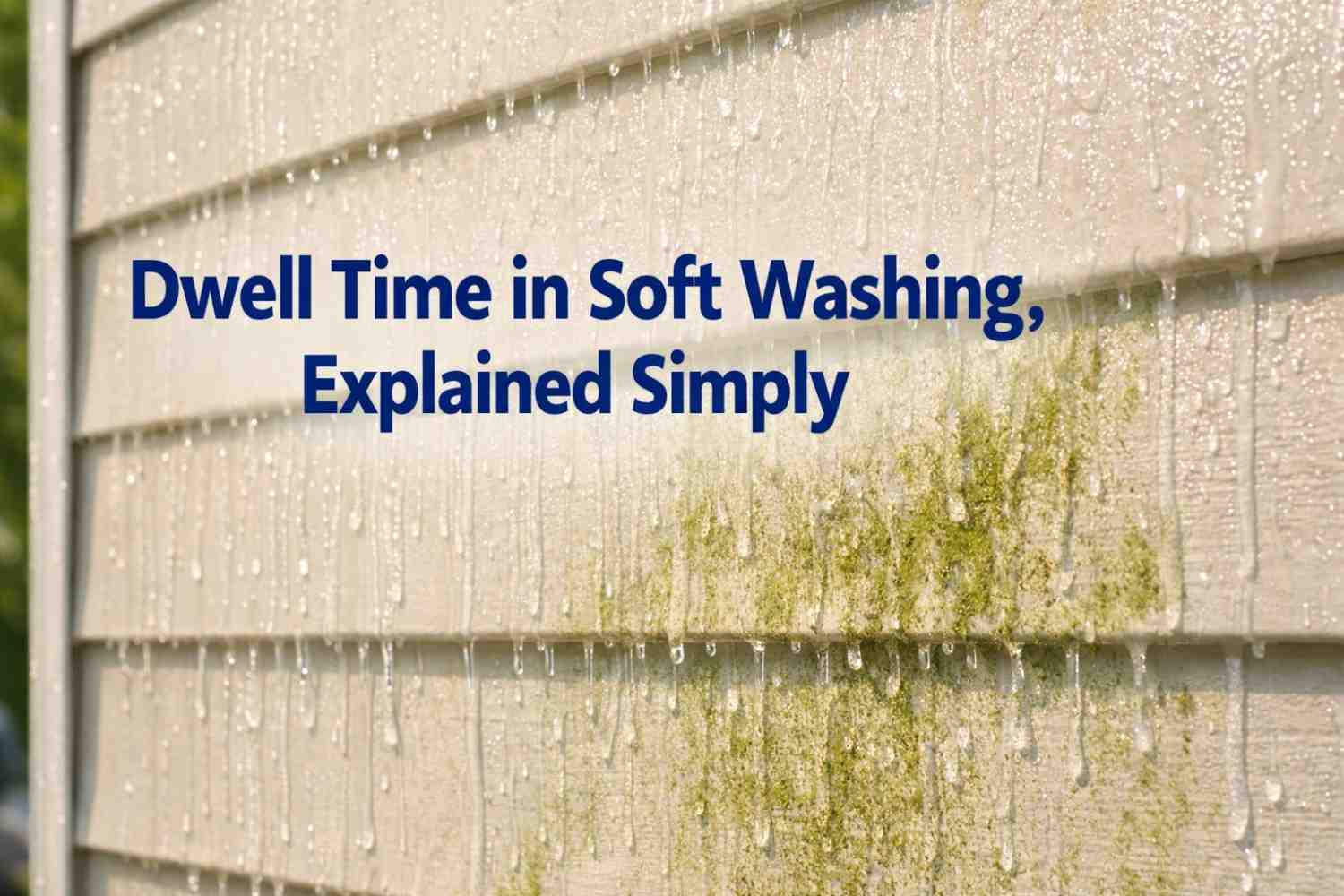 Understanding Dwell Time In Soft Washing: Complete Guide 2026