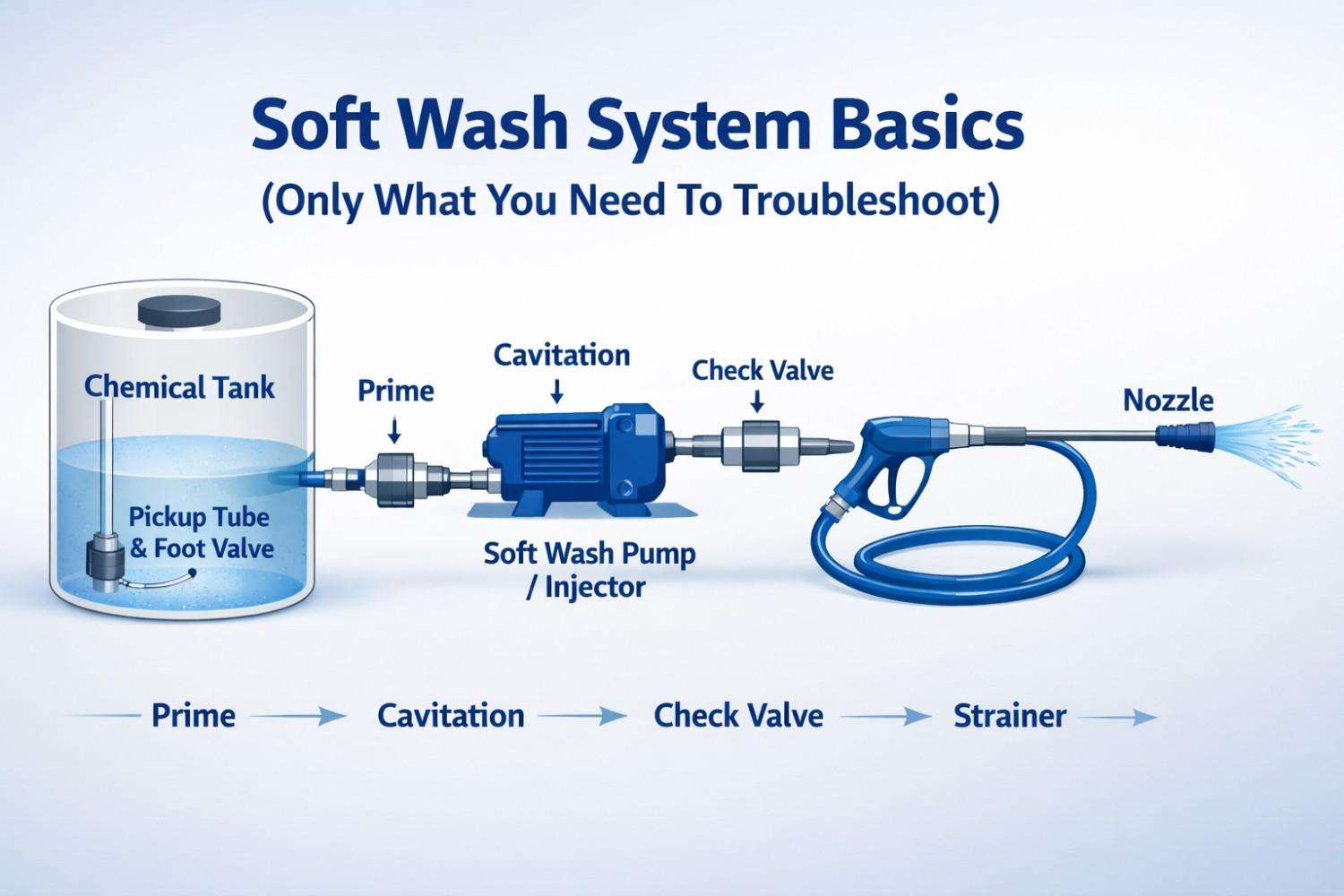 Basic Troubleshooting For Soft Wash Systems: Complete Guide
