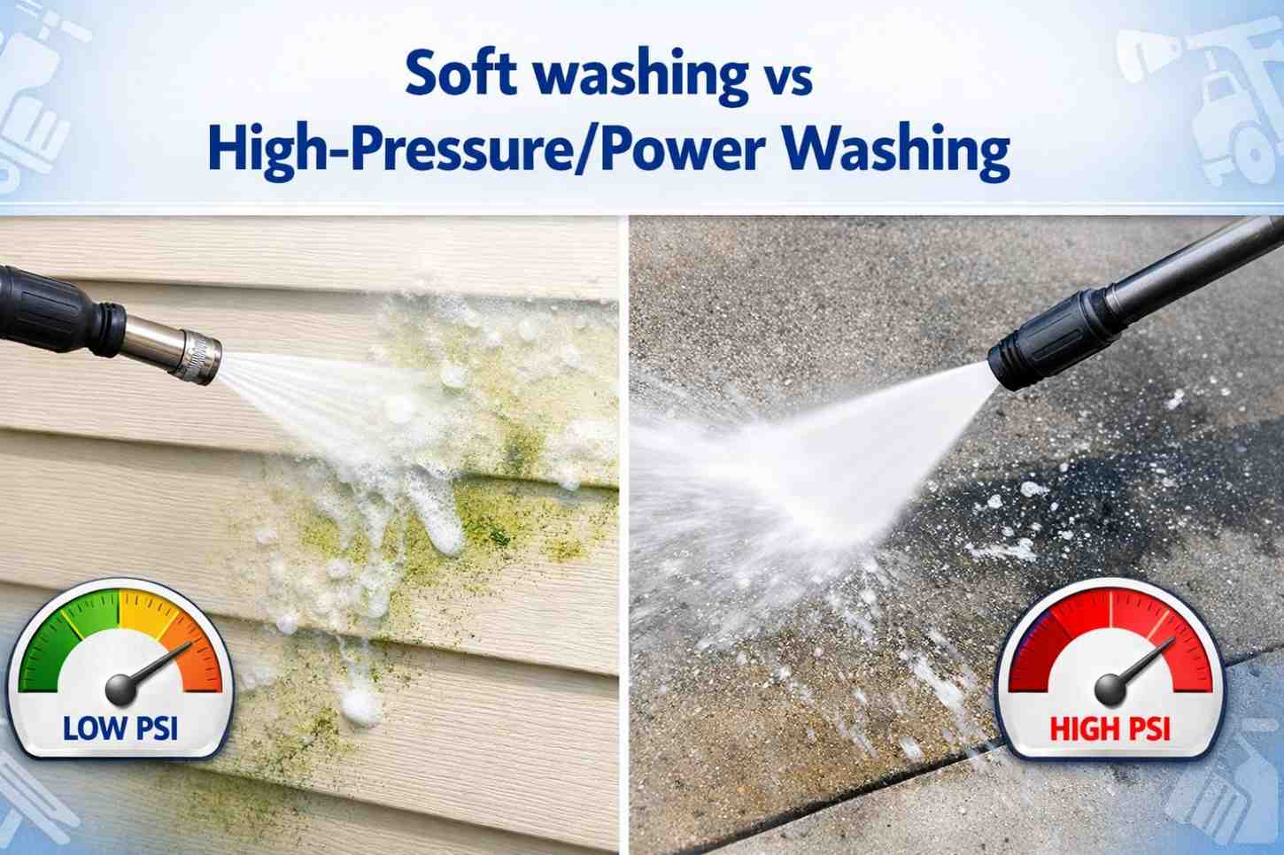 Should You Choose Soft Washing Instead Of High Pressure 2026
