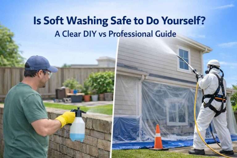 Is Soft Washing Safe to Do Yourself? DIY vs Pro Guide | 2026