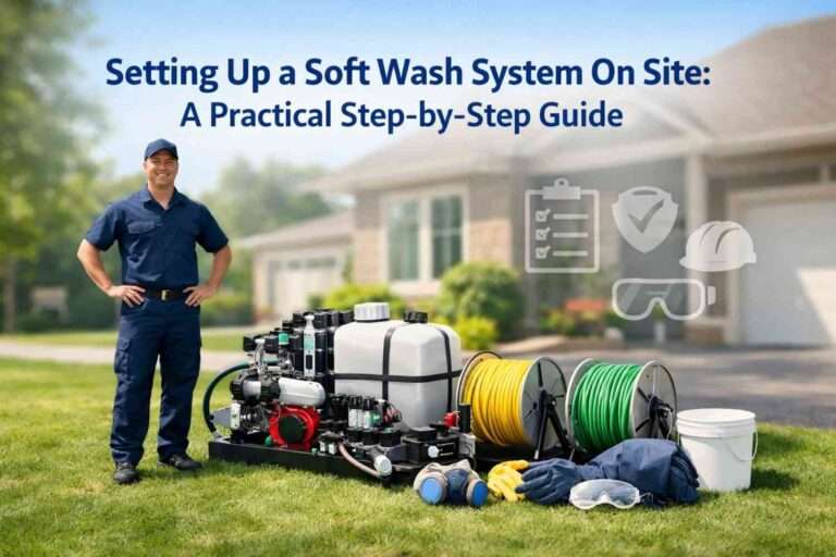 Soft Wash System Setup On Site: Pro Checklist | 2026